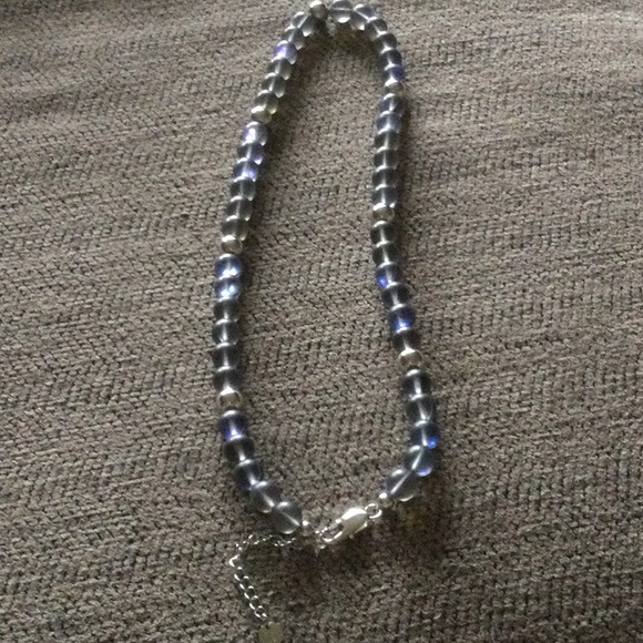 Nogu | Jewelry | Nogu Grey Mermaid Glass Statement Necklace | Poshmark